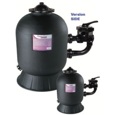 Filtre à sable Hayward Powerline - Version Side Filtre SIDE à sable Powerline 14 m3/h