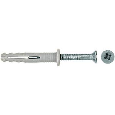 Fischer 48795 N 6 x 40/7 P - Cheville à frapper nylon 6 x 40 mm, 100 pièces