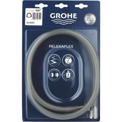 Flexible de douche GROHE Relexaflex 1250 - Surface lisse - Résistance à ...