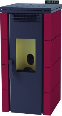 FM Poêle à granulés BP-100 9,5kW Rouge