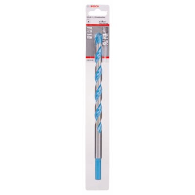 Foret multi matériaux (x1) - dimensions Ø.14 x L.250 mm - emmanchement ...