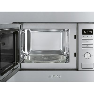 Four micro-ondes encastrable Universel 21L FMI020X Smeg inox | Castorama