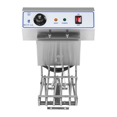 Friteuse acier inox 2 bacs 16 argente Helloshop26