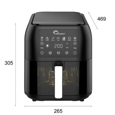 Friteuse sans huile 1700w Little Balance 8866 crousty light long 8