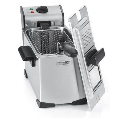 Friteuse simple 3.5l 2000w inox Kitchen Chef KCPFR35X
