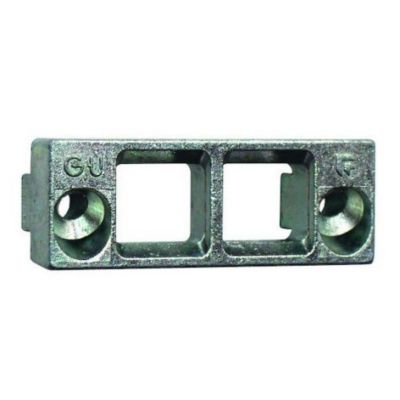 Gâche triangle double jeu de 12 mm rainure 7/8x4mm - FERCO - E-16678-01-0-1