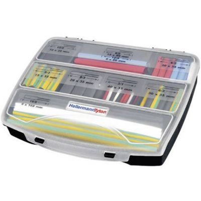 Gaine thermorétractable HellermannTyton 380-03005 assortiment 177 ...