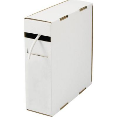 Gaine thermorétractable sans colle blanche 9 mm - boîte distributrice 10 m