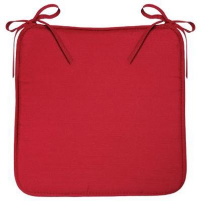 Galette de Chaise "Micro" 39x39cm Rouge | Castorama