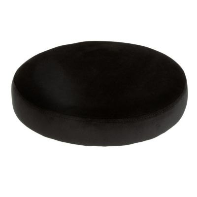 Galette de Chaise Ronde "Assise" 34cm Noir | Castorama