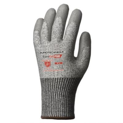 Gants anti-coupure Eurotechnique Eurocut P500 (Lot de 5) Gris 6