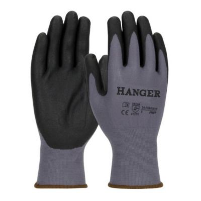 Gants de travails H-Dex T 08 enduit nitrile en paire de 3 - HANGER ...