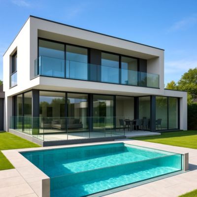 Garde-corps verre et aluminium Home Mat sur mesure - Pose à la ...