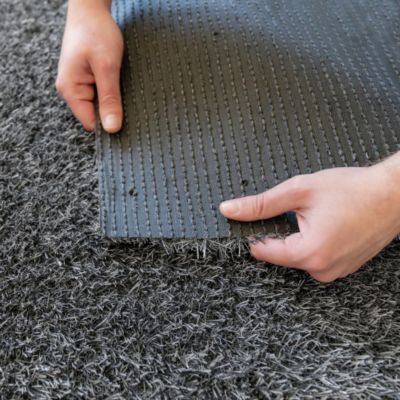 Gazon artificiel Arty Gris Foncé - 22 mm - Rouleau de 4m x 23m