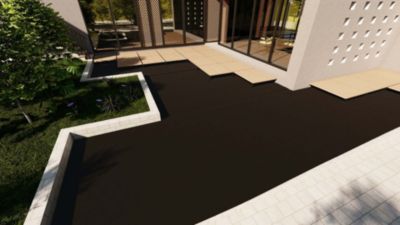 Géotextile multi-usage 100G/m² 1X20 m coloris noir | Castorama