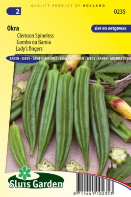Gombo / Bamia, Okra Clemson Spineless Semences - Légumes orientaux - Ca ...