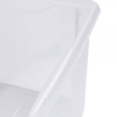 Grand Bac Transparent empilable emboitable 45 litres