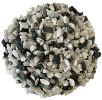Gravillon concassé mixte marbre Light 8/12 en sac de 25 KG