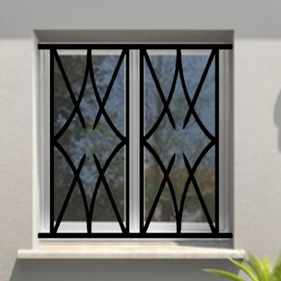 Grille de Defense Nora pour Fenetre H 95 cm x L 120 cm (côte tableau)