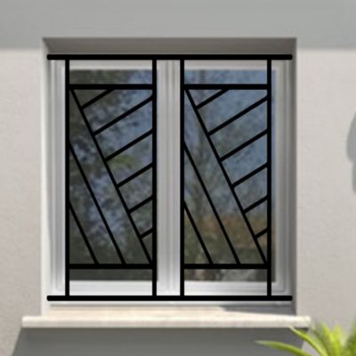 Grille de Defense Omega pour Fenetre H 135 cm x L 140 cm (côte tableau)