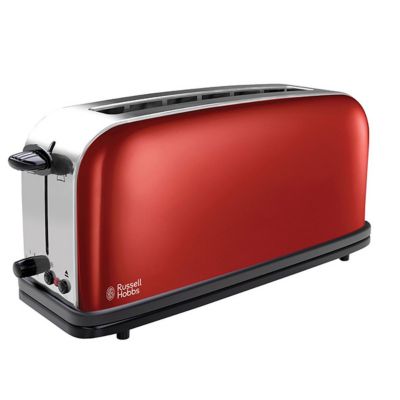 Grille-pains 1 fente 1000w rouge Russell Hobbs 21391-56 colours rouge ...