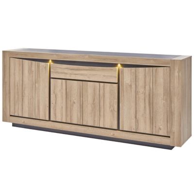 HORATIO - Buffet 4 Portes 1 Tiroir avec Eclairage Led | Castorama