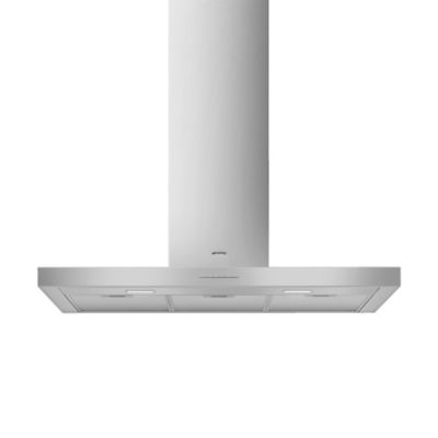 Hotte décorative murale Universel l. 90 cm KBCT900XE Smeg inox | Castorama