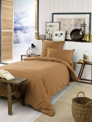 Housse de Couette 140 x 200 cm CANDICE Camel | Castorama