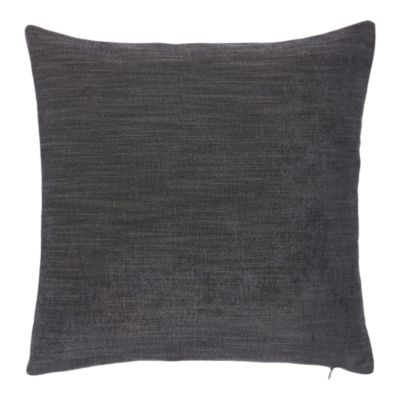 Housse de coussin Pahea gris foncé l.45 x H.45cm GoodHome