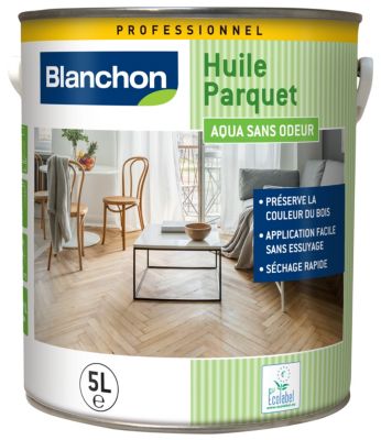 Huile bois intérieur professionnel Aqua Blanchon bois mat 5L