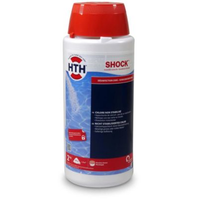 Hypochlorite de calcium - Chlore choc hth SHOCK poudre 2 kg