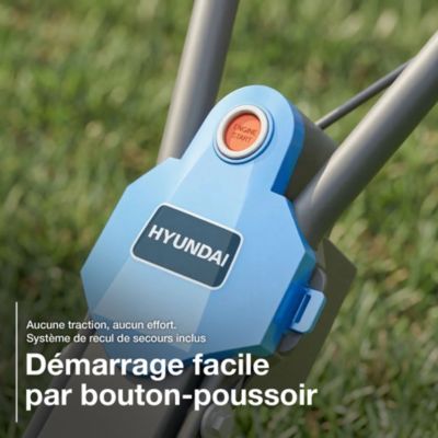 Hyundai Motobineuse thermique sans fil 60cm à essence avec, 4 jeux de ...