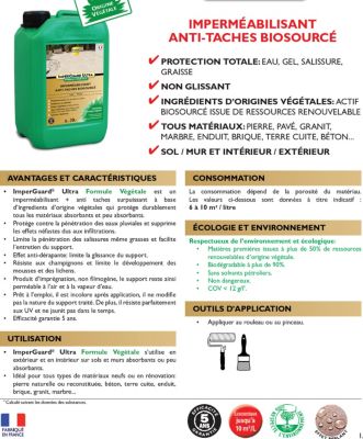 ImperGuard Ultra Formule Végétale Imperméabilisant Super Antitache ...