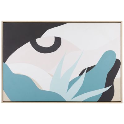 Imprimé sur toile FORNEA Motif abstrait 63 x 99 cm Multicolore