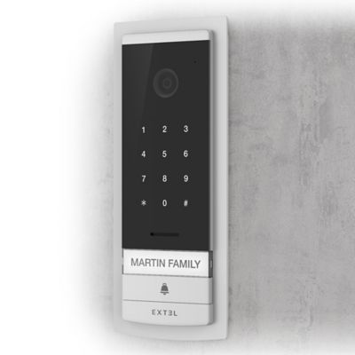 Interphone vidéo connecté filaire avec digicode intégré Extel Code Connect