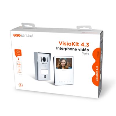 Interphone vidéo filaire VisioKit 4.3 SCS Sentinel