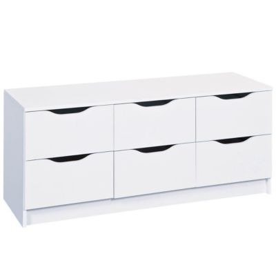 JENNY - Commode 6 Tiroirs Coloris Blanc | Castorama