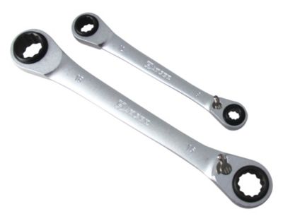 Jeu de 2 clés à cliquet 4 en 1 - HANGER - 210700