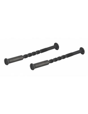 Jeu de 2 vis sécables avec douilles, M4x50, noir - THIRARD | Castorama