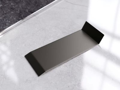 Joint FI en acier inoxydable pour plinthe Noir mat - 60mm x 30mm x 12mm