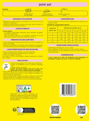 Joint sol intérieur et extérieur gris ciment Weber 25kg