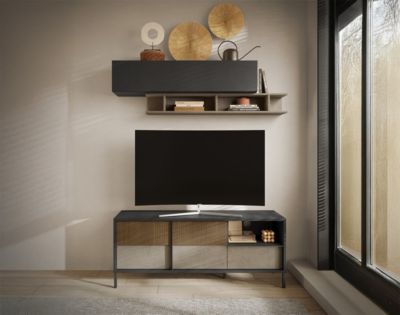 Jules - meuble tv - 2 portes et 1 tiroir - 156 cm - Best Mobilier ...