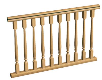Kit balustrade bois Victoria