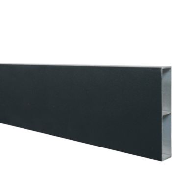 Kit Clôture Ajourée Aluminium OLINDA Anthracite 16,5x1,8m - Lames ...