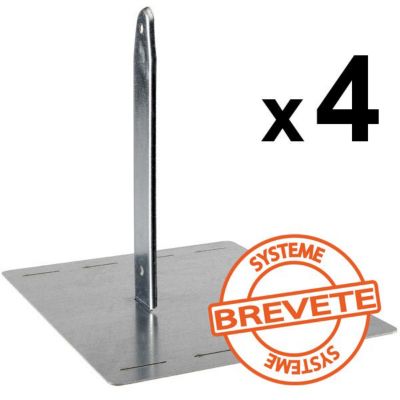 Kit d'ancrage pour portique Secur'in - Sans béton