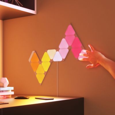 Kit d'extension Nanoleaf Shapes 10 panneaux LED mini triangles