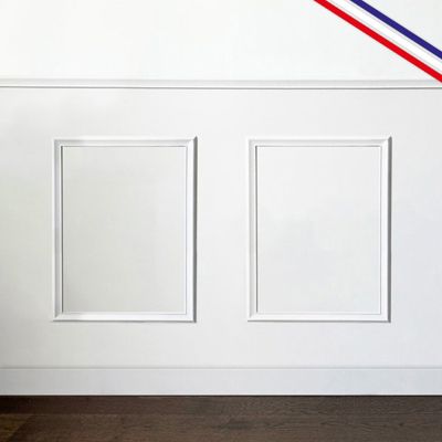 Kit de 2 moulures décoratives murales en bois Pin des Landes - Prêt à ...