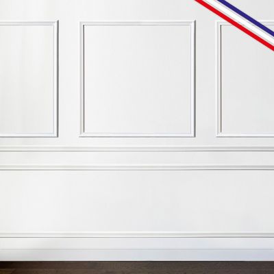 Kit de 4 moulures décoratives murales en bois Pin des Landes - Prêt à ...