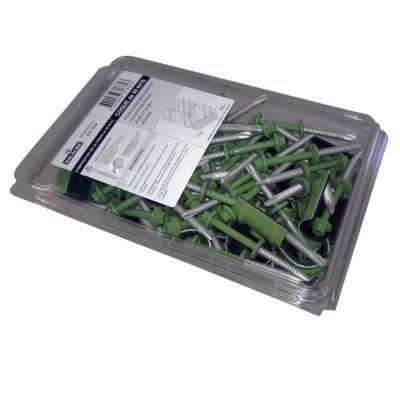 Kit de 50 fixations pour plaque Alizé vert
