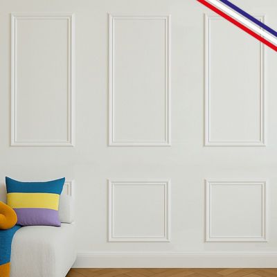 Kit de 6 moulures décoratives murales en bois Pin des Landes - Prêt à ...